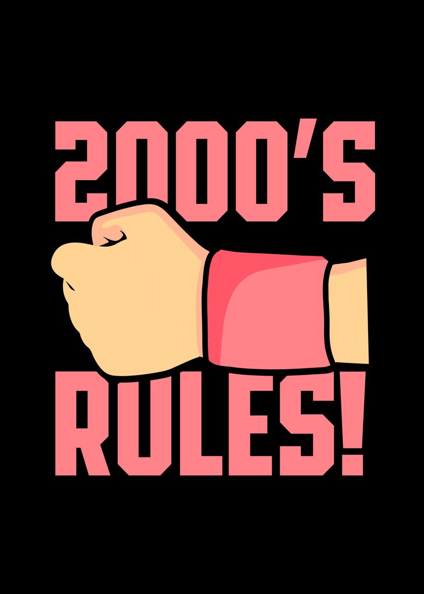 '2000s Retro' Poster, picture, metal print, paint by Sebastian Wünsche ...