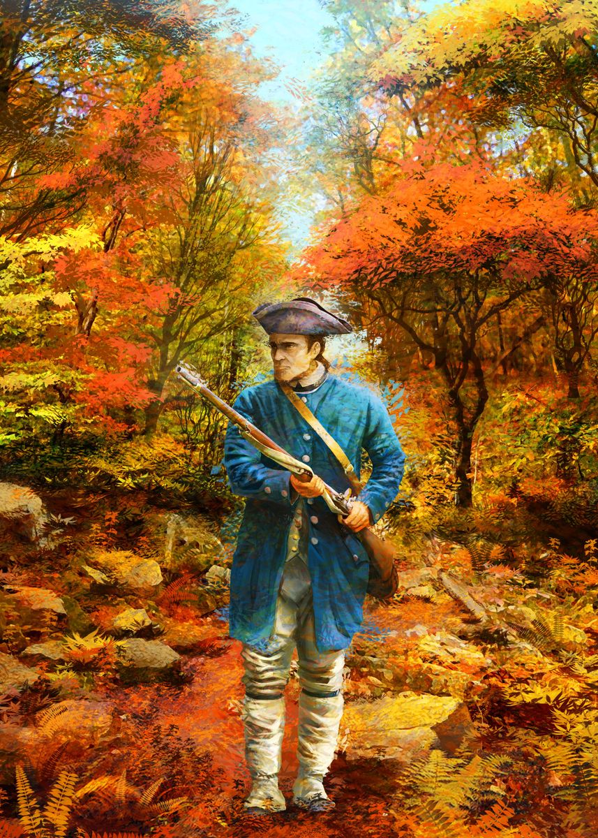 'The Minuteman' Poster, picture, metal print, paint by Rory Decker ...