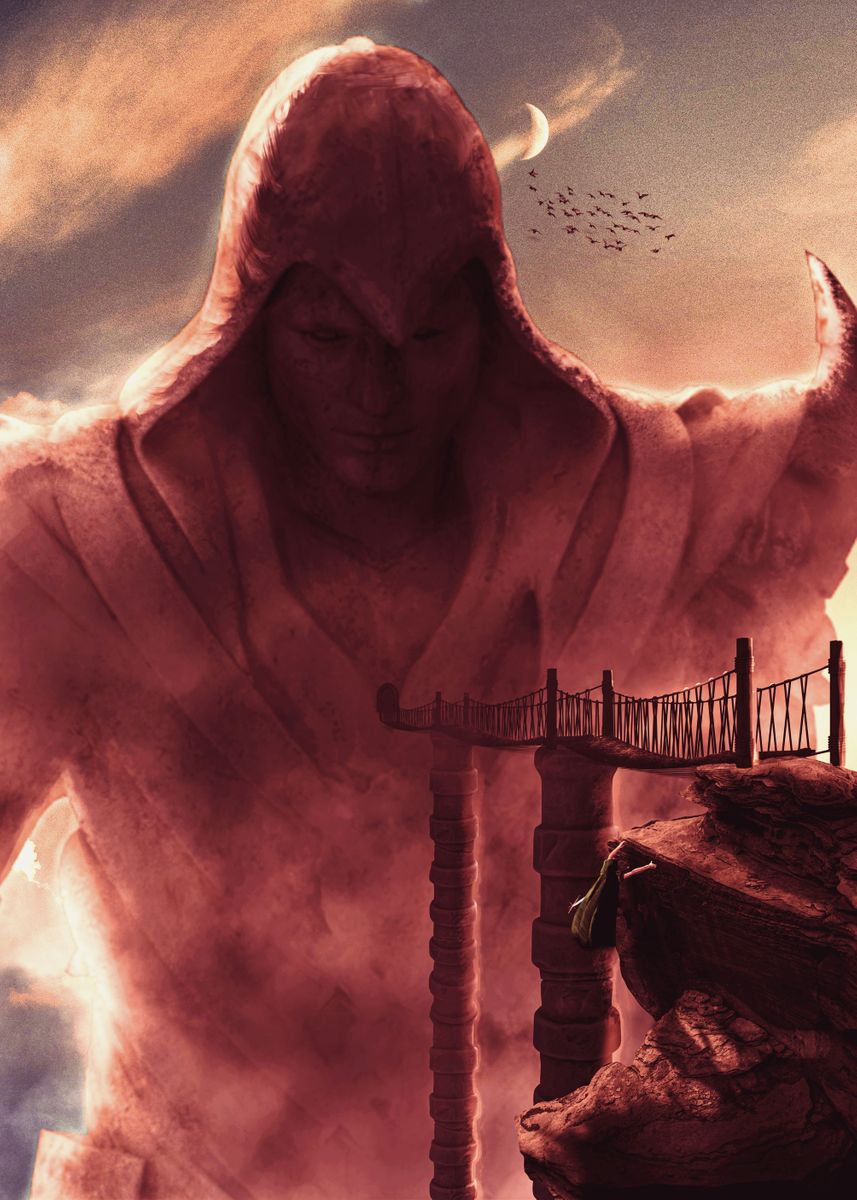 'Cloud Temple' Poster by Ryan Carl Designs | Displate