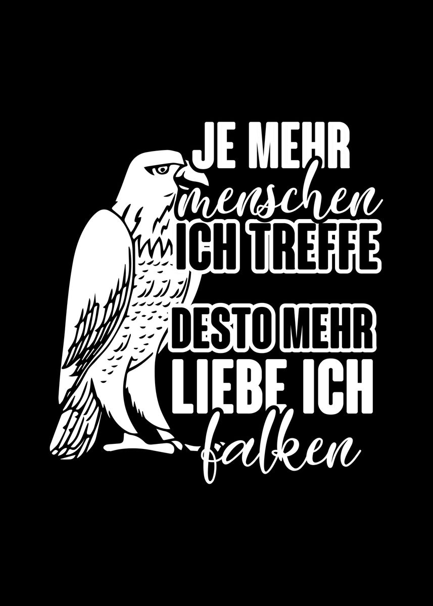 'German Falconer' Poster, picture, metal print, paint by Sebastian ...