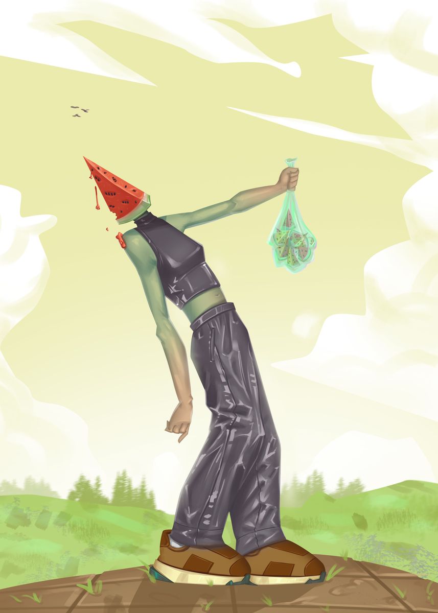 'MS MELON' Poster by Graphics Universe | Displate