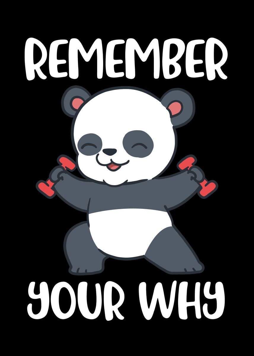 'Remember Your Why' Poster by CatRobot | Displate