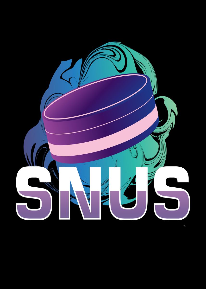 'Snus Tin' Poster, picture, metal print, paint by Mooon | Displate