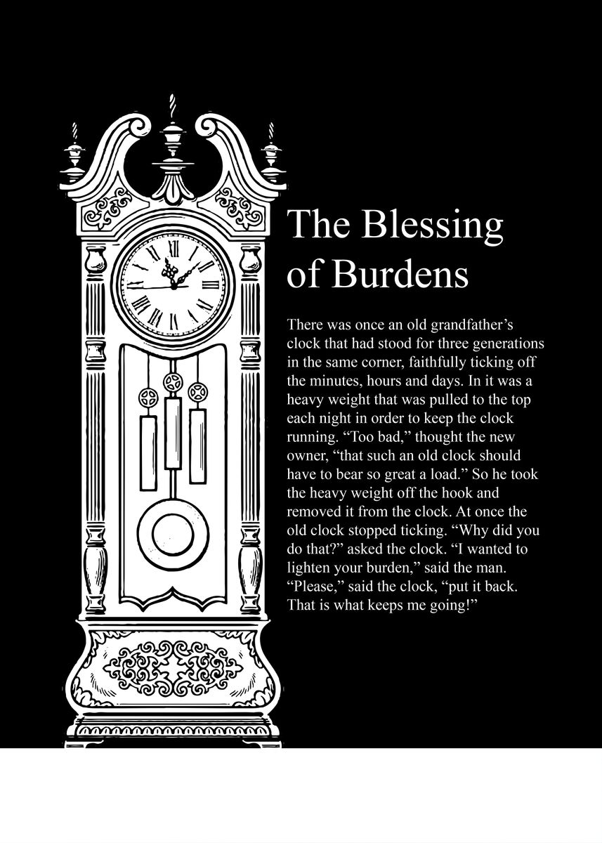 'Blessing of Burdens' Poster, picture, metal print, paint by ABConcepts ...