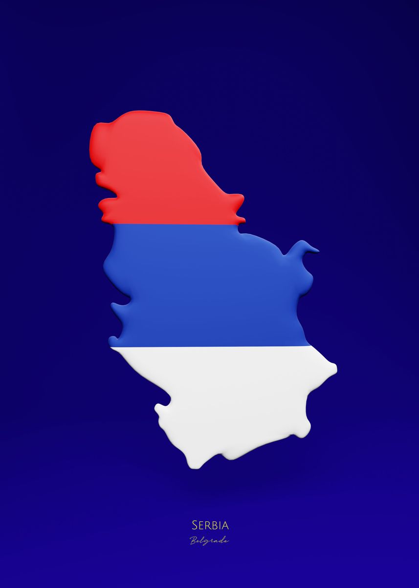 'Serbia Beograd Aleksandar ' Poster, picture, metal print, paint by ...