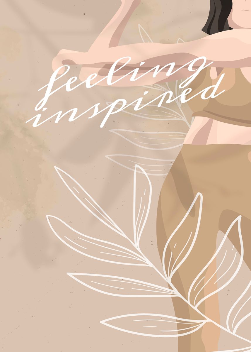 'Feeling Yoga Inspired' Poster by VenomUnrefined | Displate