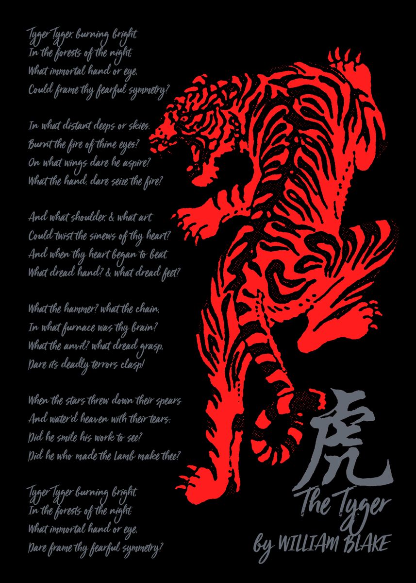 'The Tyger' Poster by Dalibor Novak | Displate