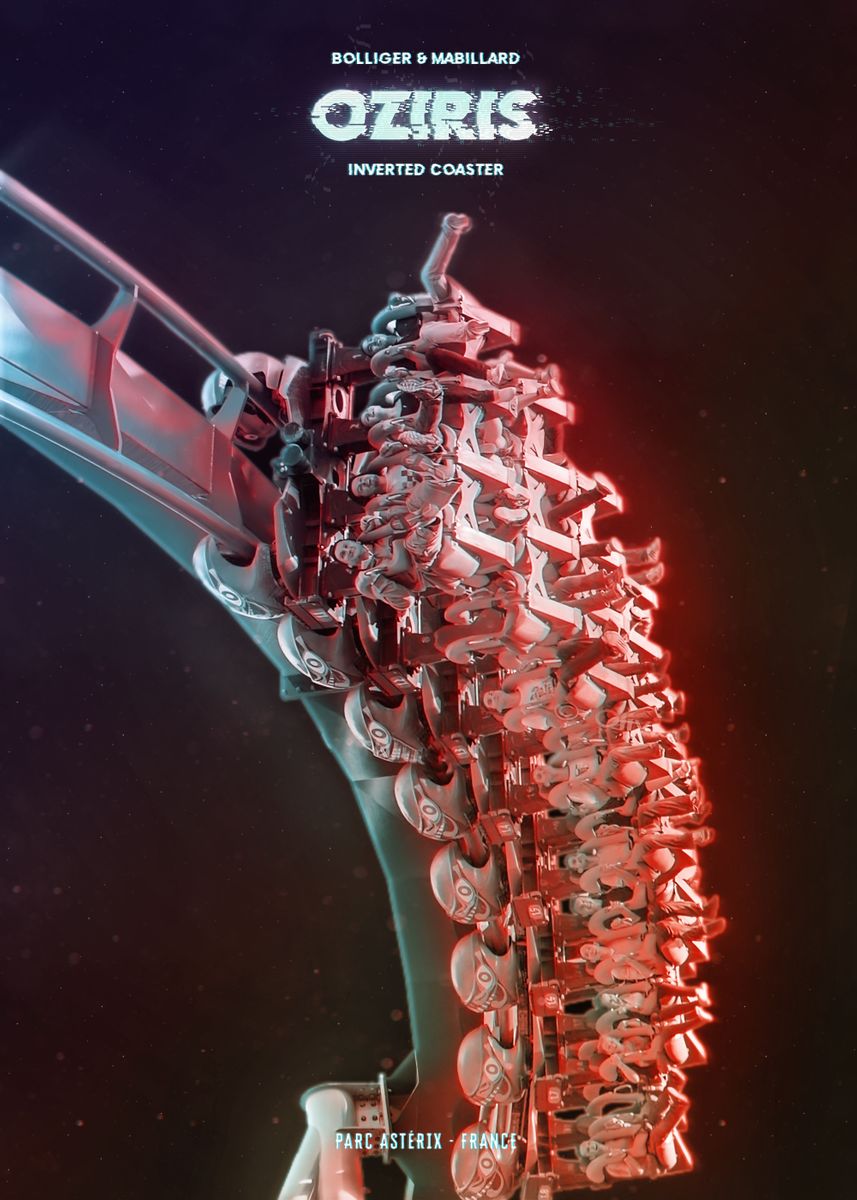 'Oziris' Poster, picture, metal print, paint by Maxime Arbez | Displate