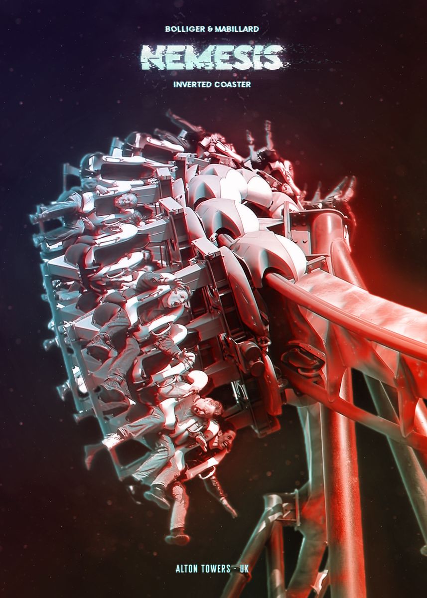 'Nemesis' Poster, picture, metal print, paint by Maxime Arbez | Displate