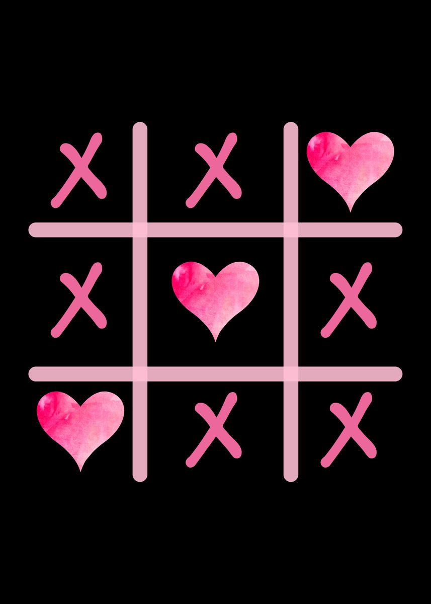 'XOX' Poster, picture, metal print, paint by Masahiro Art | Displate