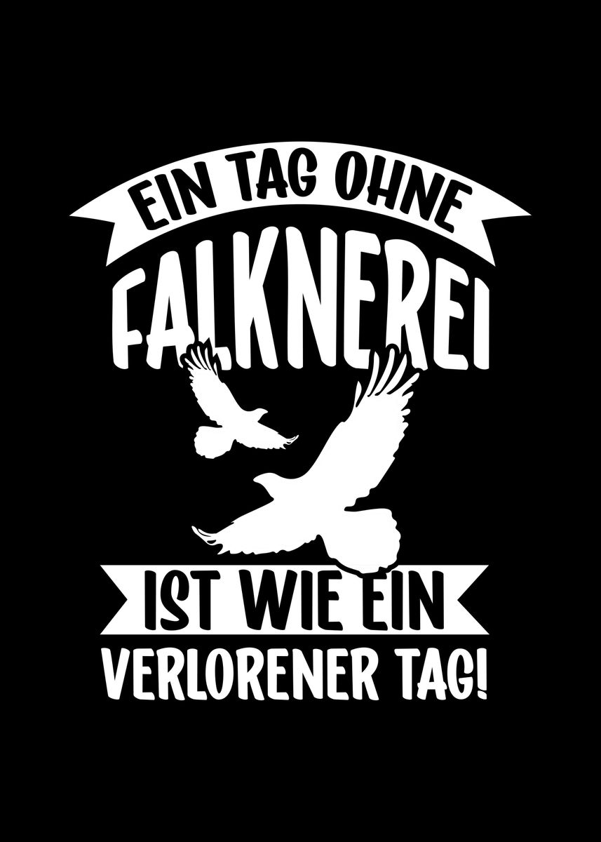 'German Falconer' Poster by Sebastian Wünsche | Displate