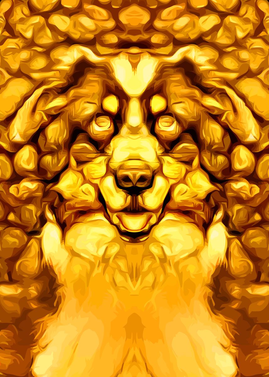 'Australian Shepherd 5' Poster by MasterHead | Displate