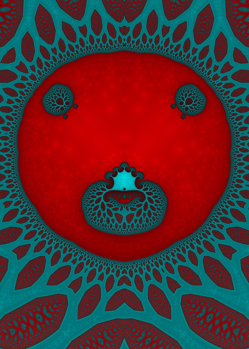 'Abstract Art Alien' Poster by Elaine Manley | Displate