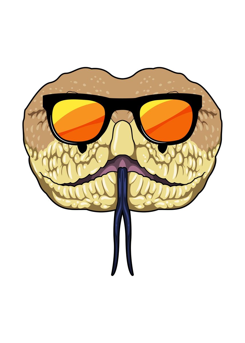 'Snake Sunglasses' Poster, picture, metal print, paint by Markus ...