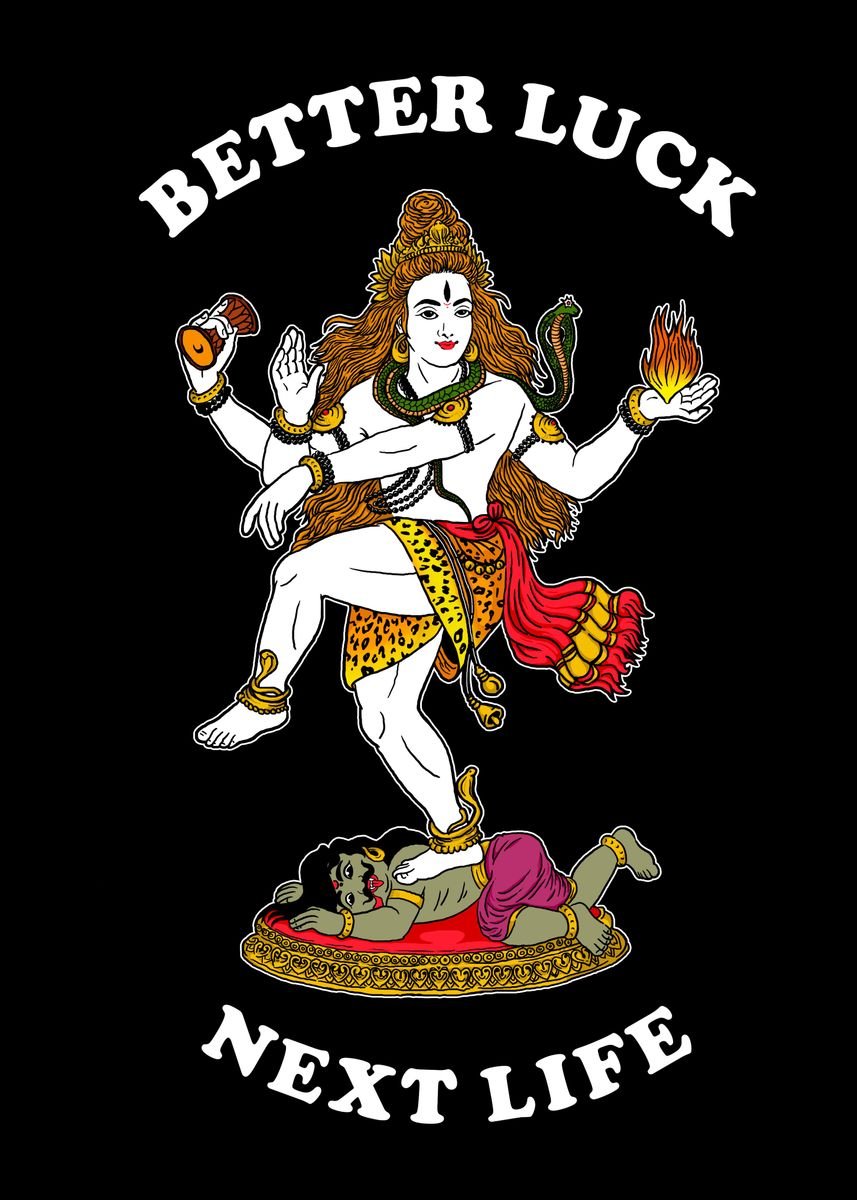 'Better Luck Next Life ' Poster by Yipptee | Displate