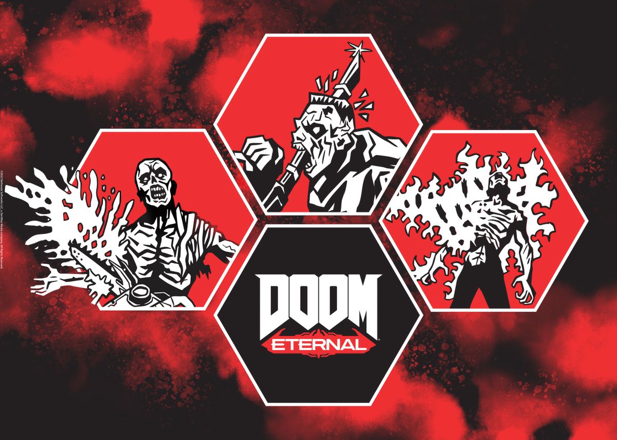 'Eternal Horizontal' Poster by DOOM | Displate