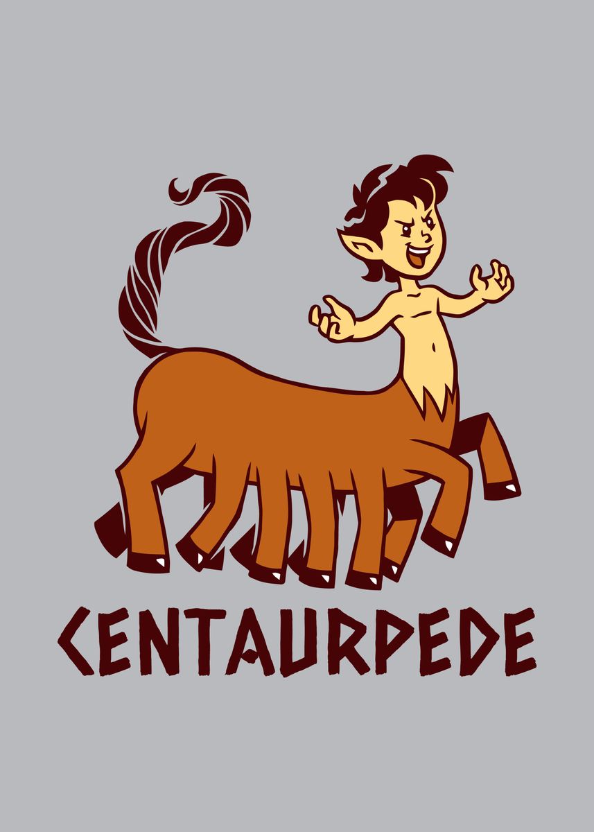 'Centaurpede' Poster by Yipptee | Displate