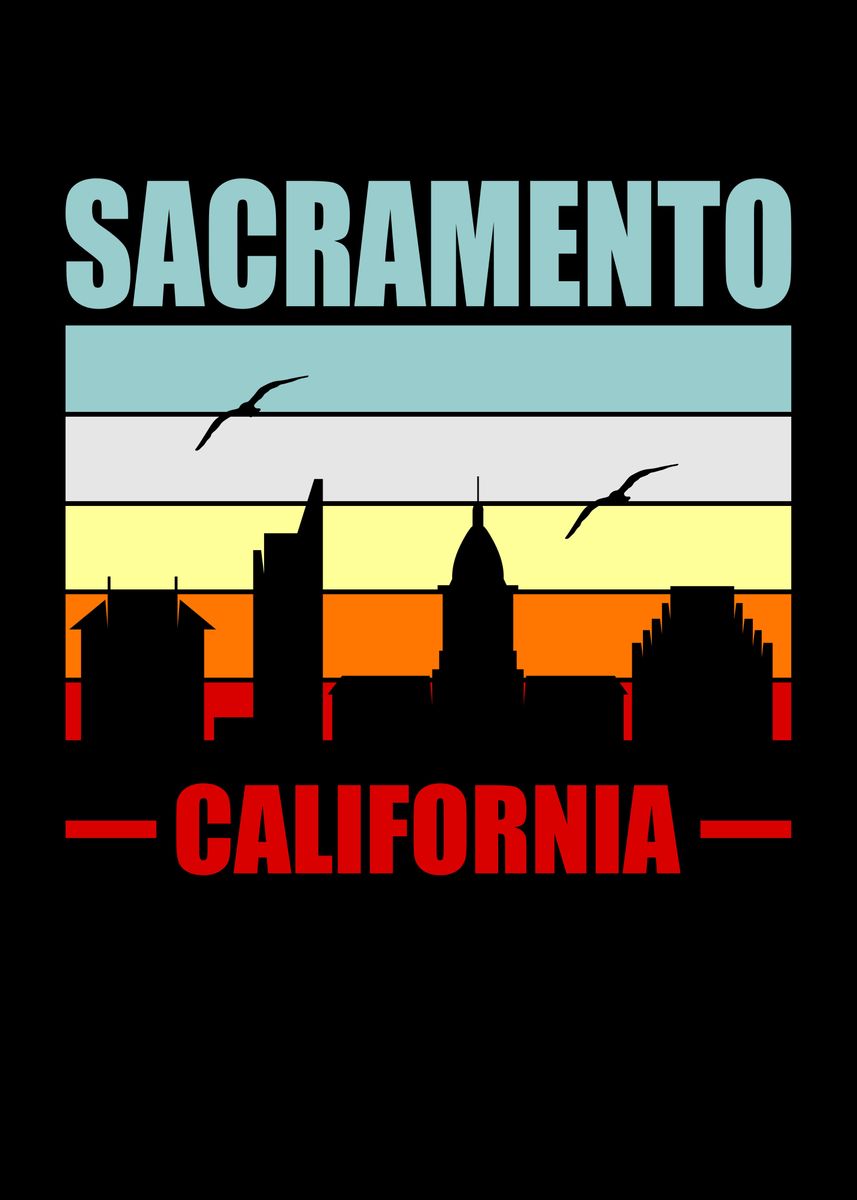 'Sacramento' Poster by Hexor | Displate