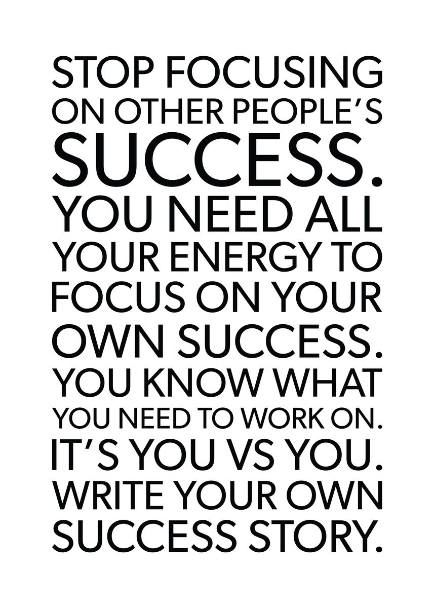 'Write Your Success Story' Poster, picture, metal print, paint by CHAN ...