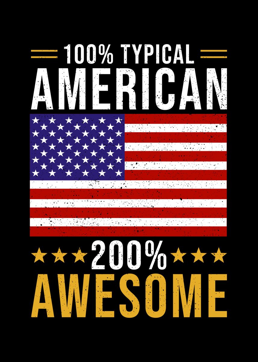 '100 American Funny Saying' Poster, picture, metal print, paint by ...