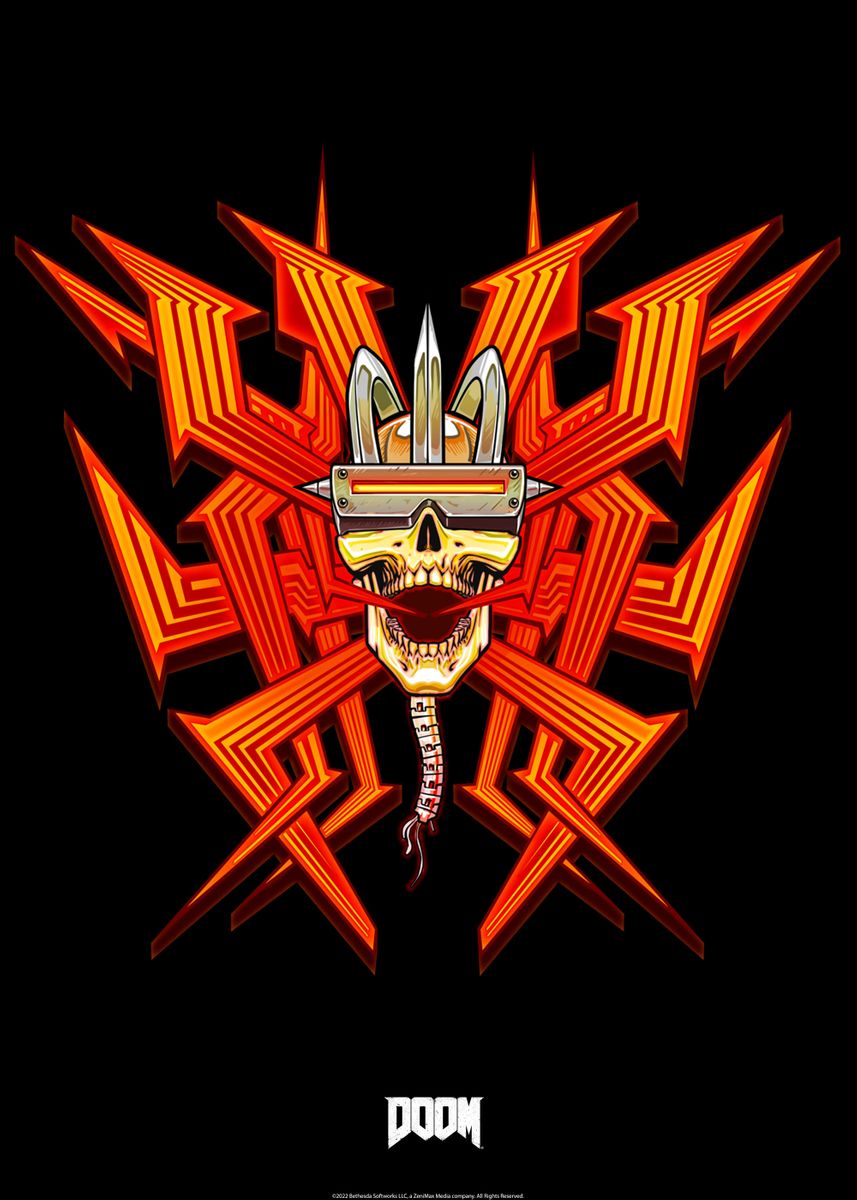 'Doom' Poster, picture, metal print, paint by DOOM | Displate