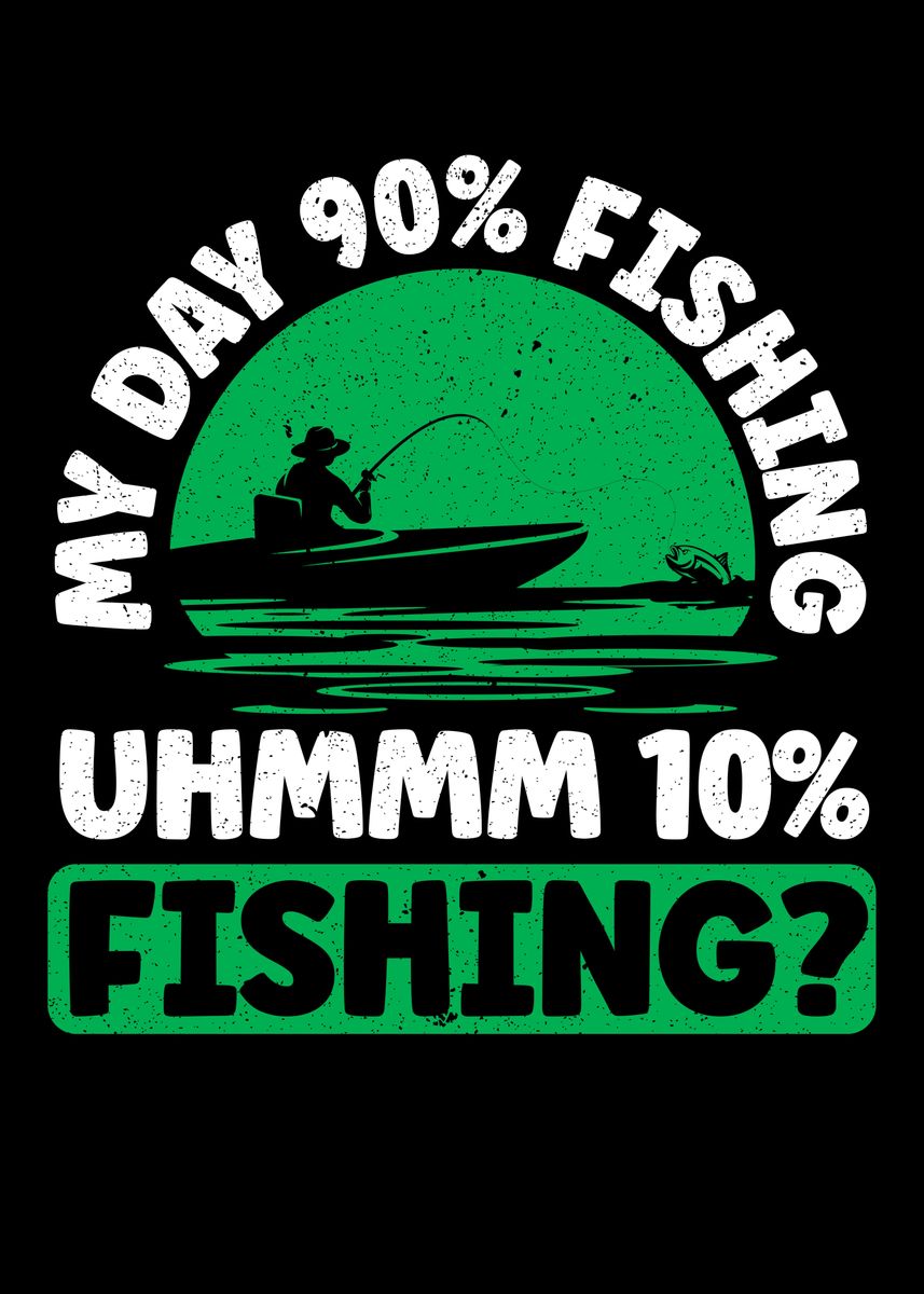 'Funny Fishing' Poster by NAO | Displate