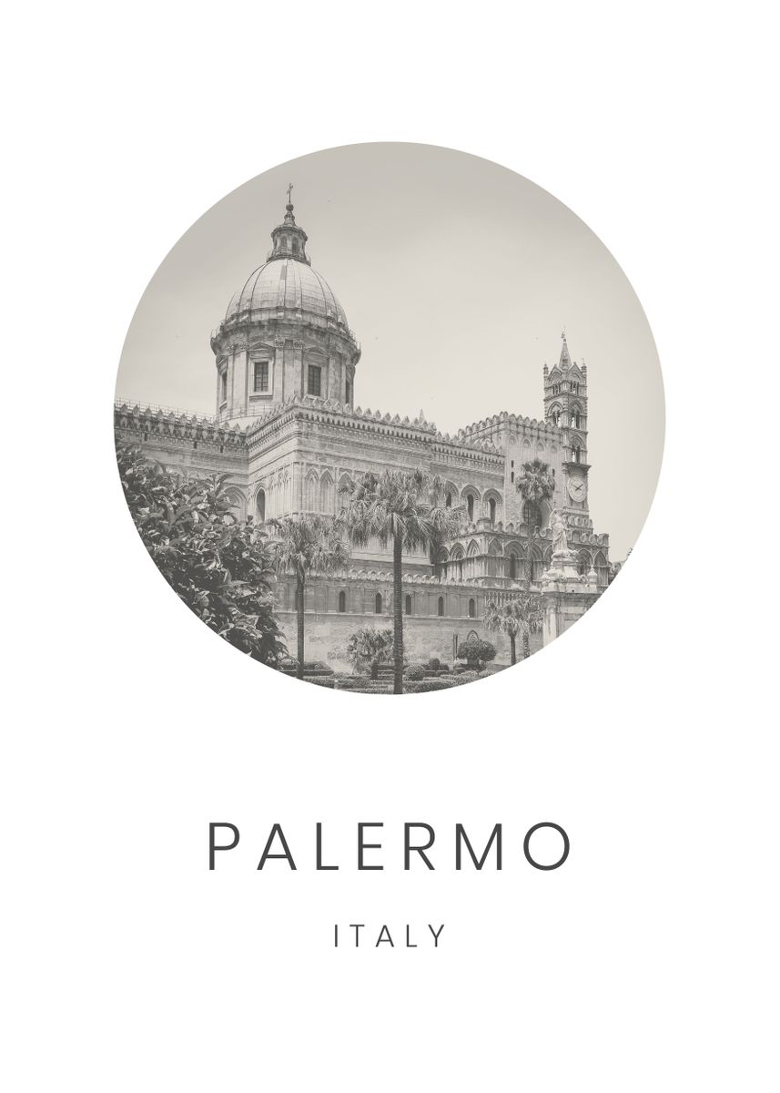 'Palermo Italy' Poster, picture, metal print, paint by Travelfy Art ...