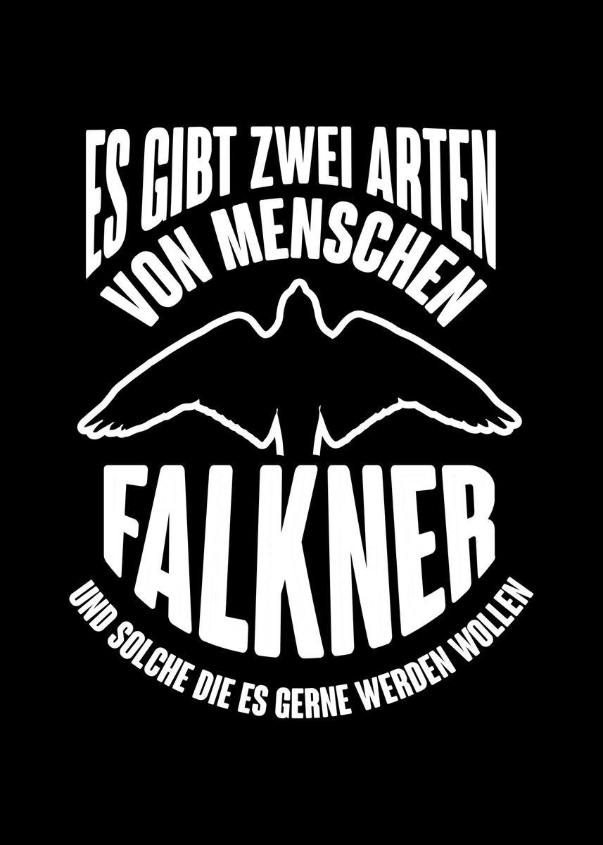 'German Falconer' Poster by Sebastian Wünsche | Displate