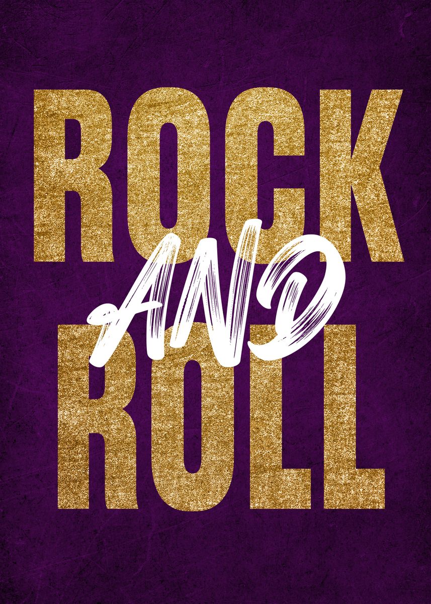 'Rock and roll' Poster, picture, metal print, paint by BORISLAV DIMCHEV ...