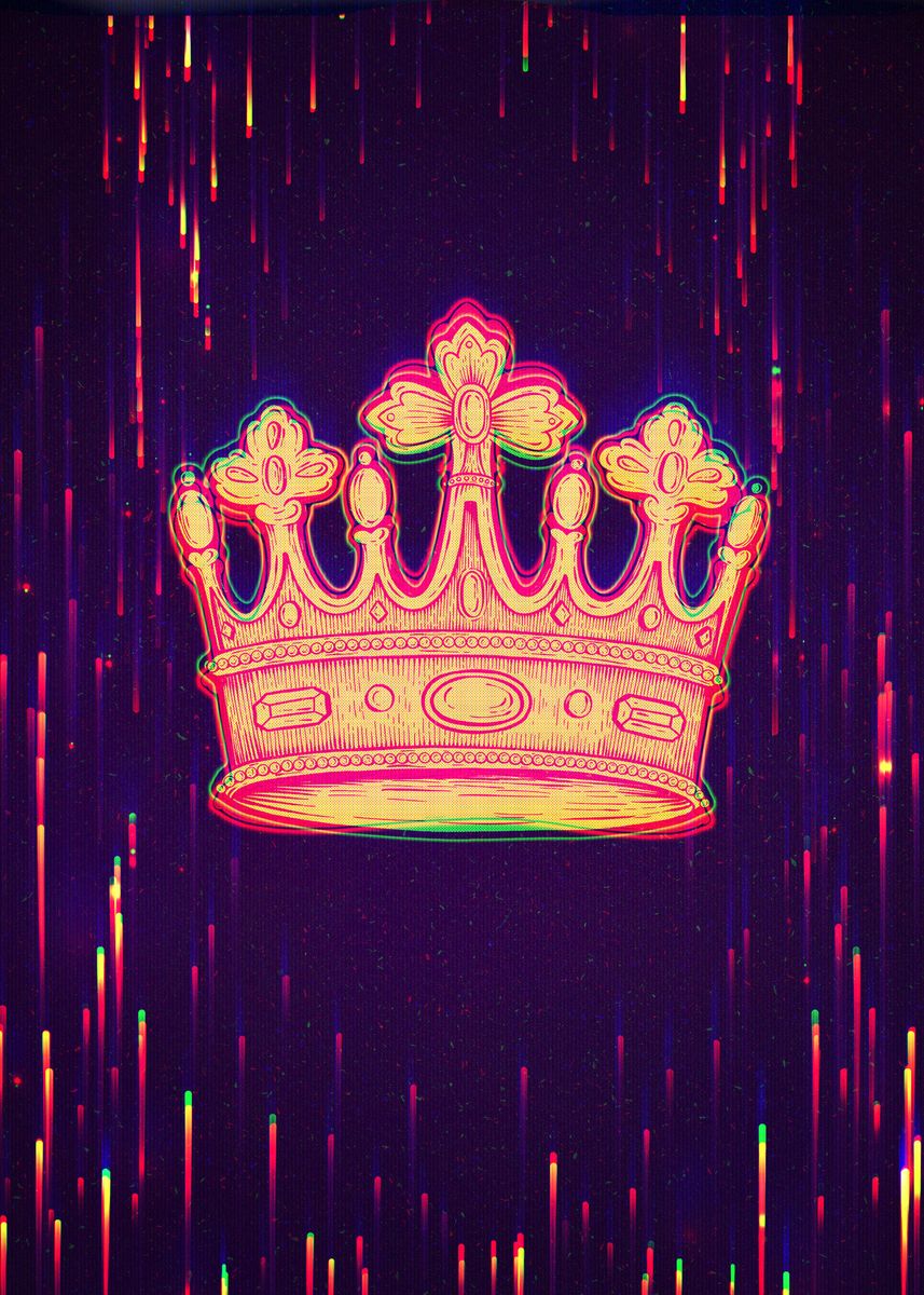 'Crown' Poster, picture, metal print, paint by Ishan Mishra | Displate