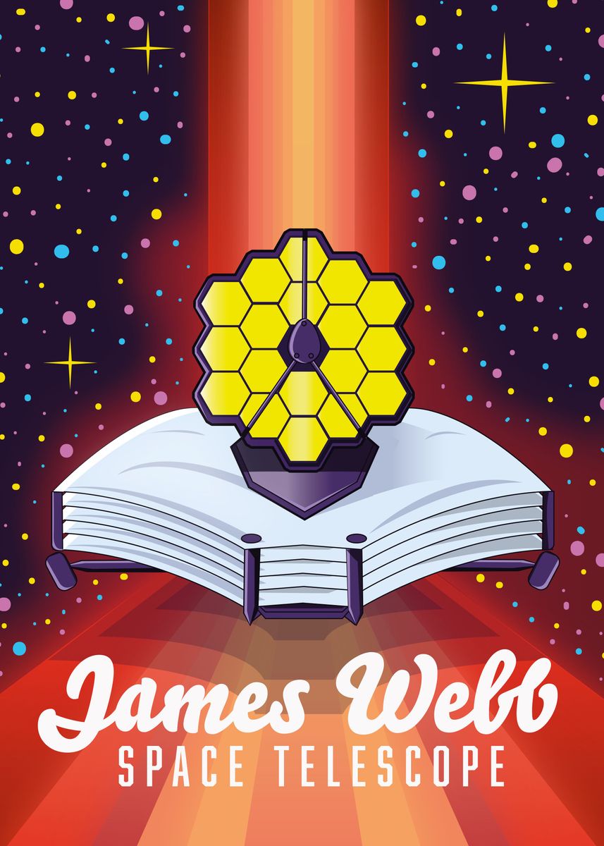 'James Webb Space Telescope' Poster, picture, metal print, paint by ...