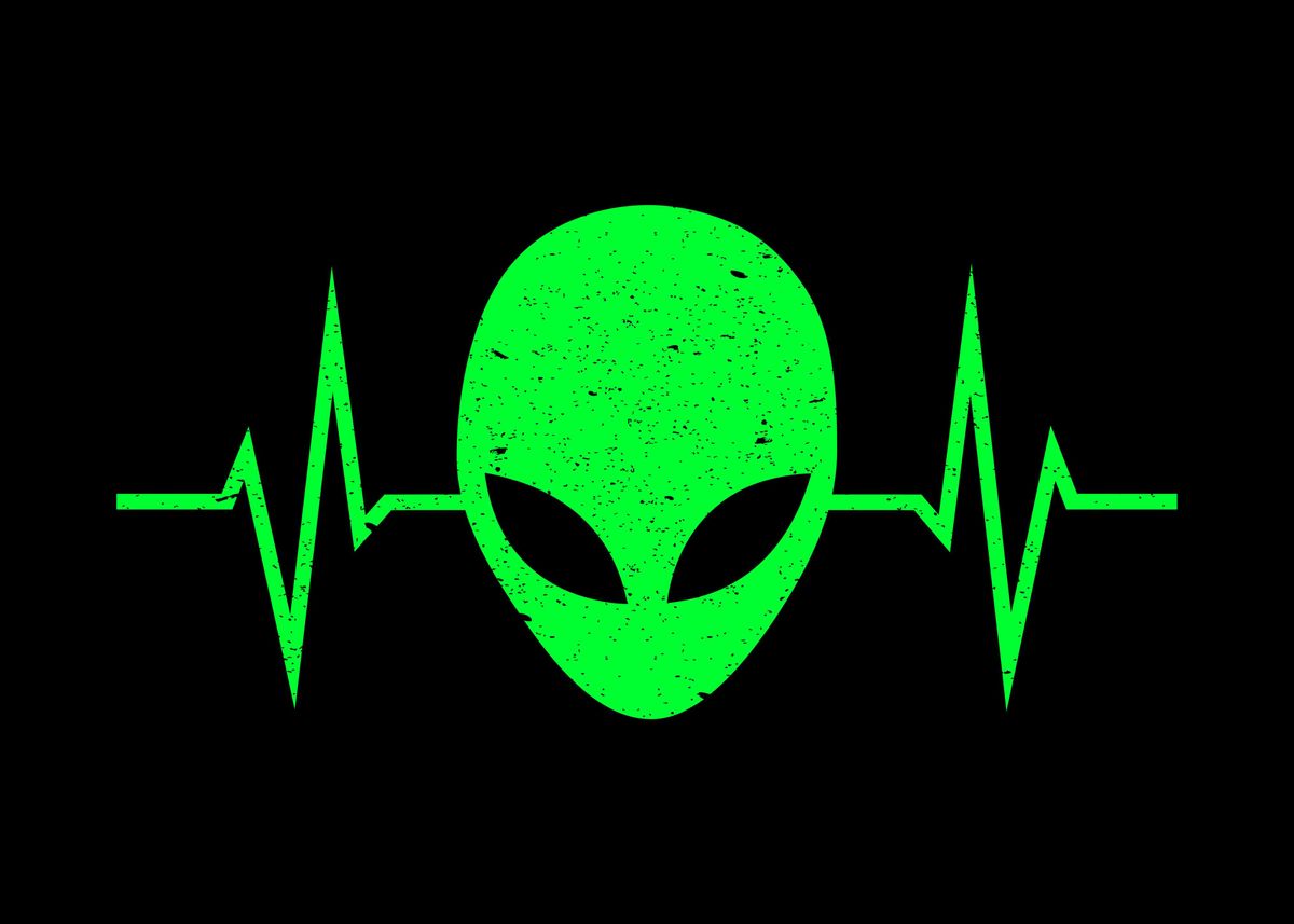 'Alien Heartbeat' Poster by ninarts | Displate