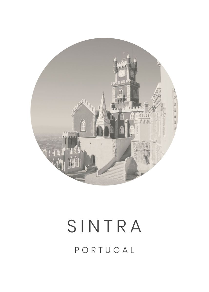 'Sintra Portugal' Poster by Travelfy Art | Displate