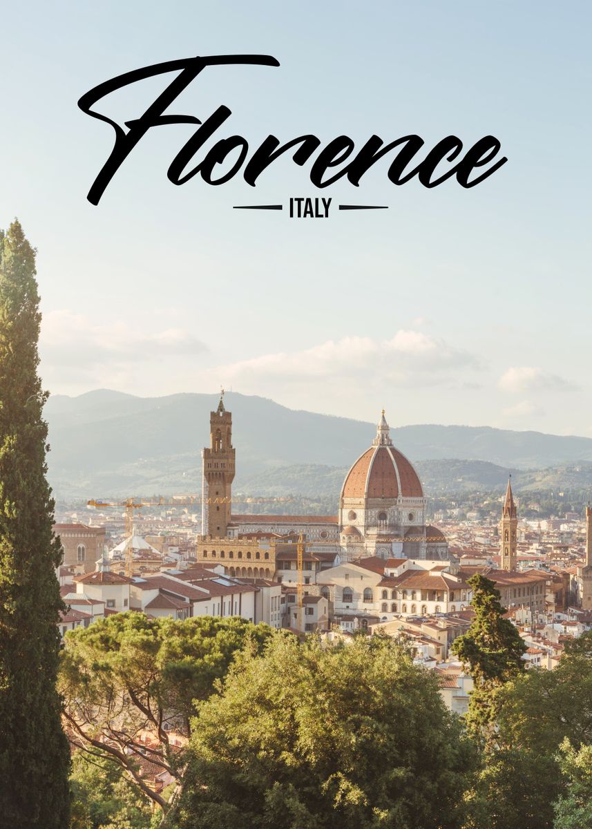 'Florence' Poster, picture, metal print, paint by Tim Kaiser | Displate