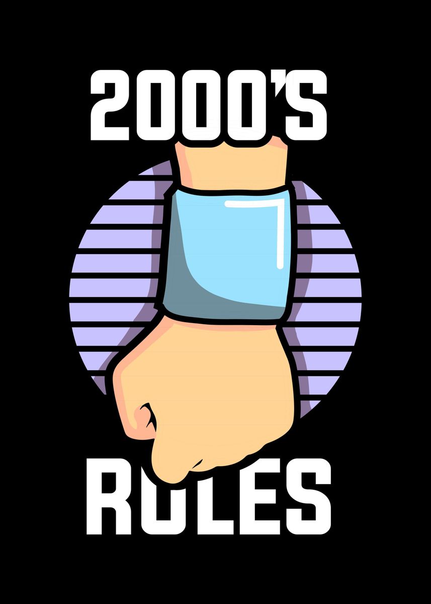 '2000s Retro' Poster by Sebastian Wünsche | Displate