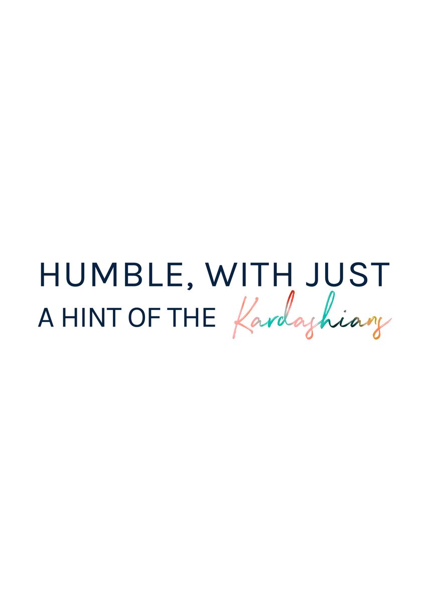 'Humble With Just a Hint' Poster by Uma Gokhale | Displate