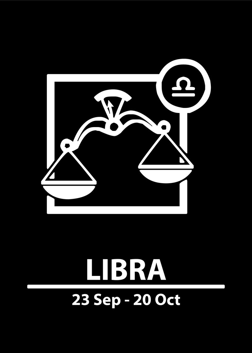 'LIbra' Poster by Ignite Colour | Displate
