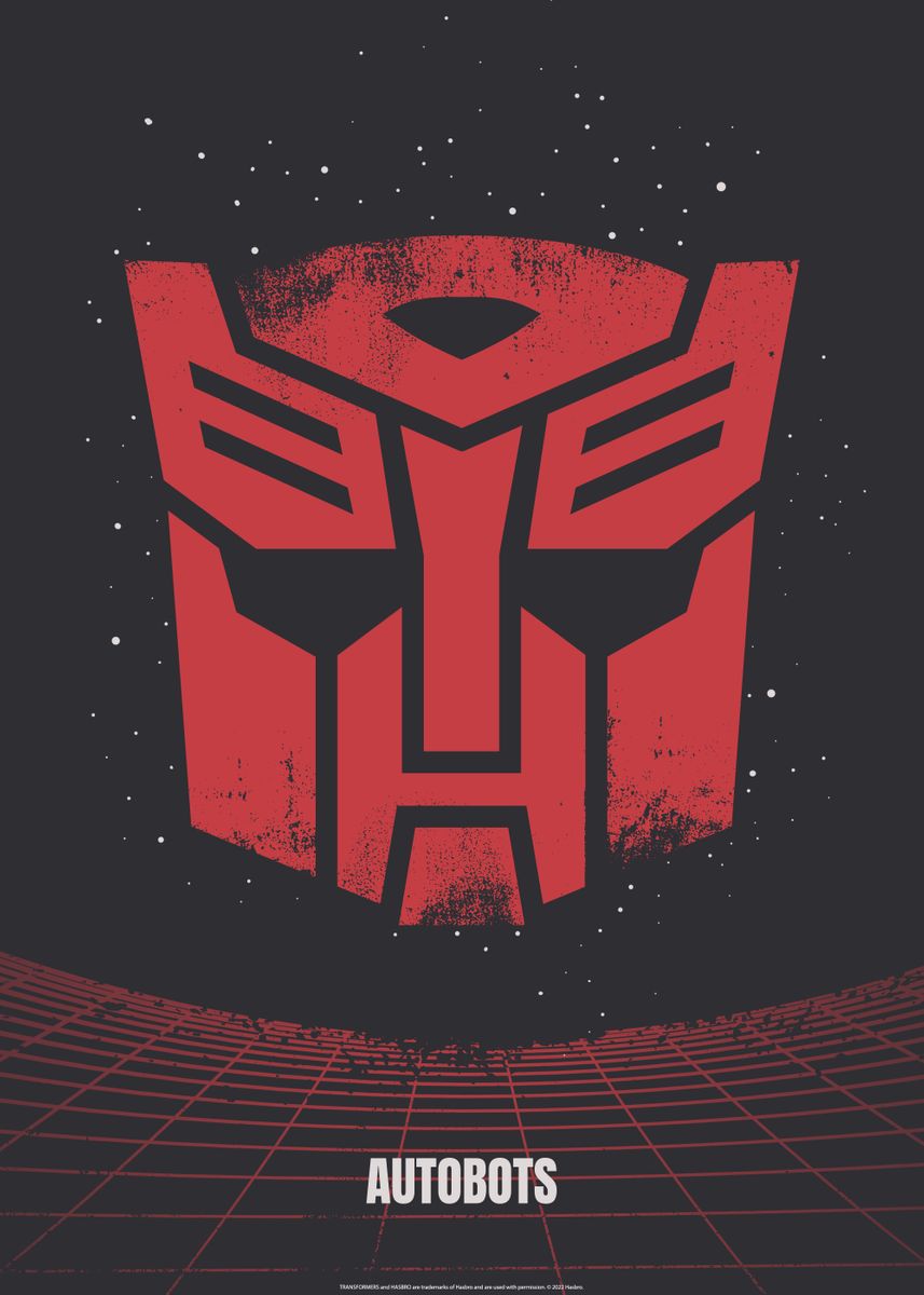 'Autobots Minimalistic' Poster, picture, metal print, paint by ...