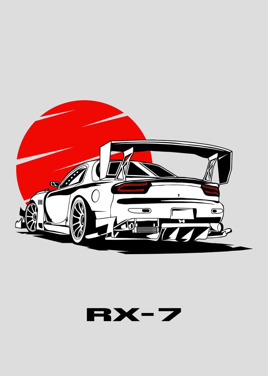 Mazda Rx 7 Poster