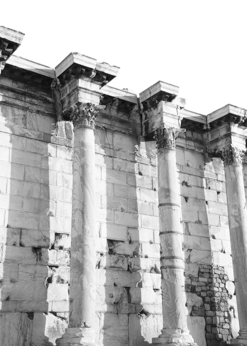 'Hadrians Library Columns 2' Poster by Anita's & Bella's Art | Displate