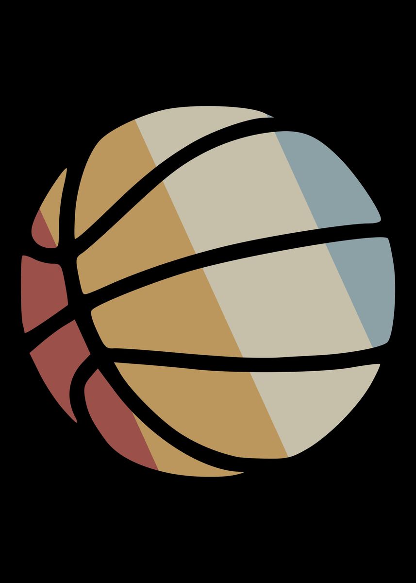 'Basketball Retro Vintage' Poster by royalsigns | Displate