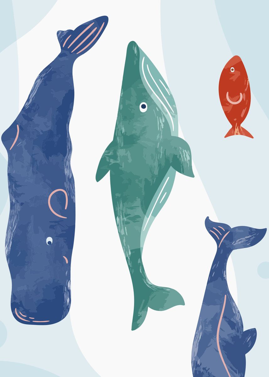 'Cute Baby Room Water Vol 4' Poster, picture, metal print, paint by ...