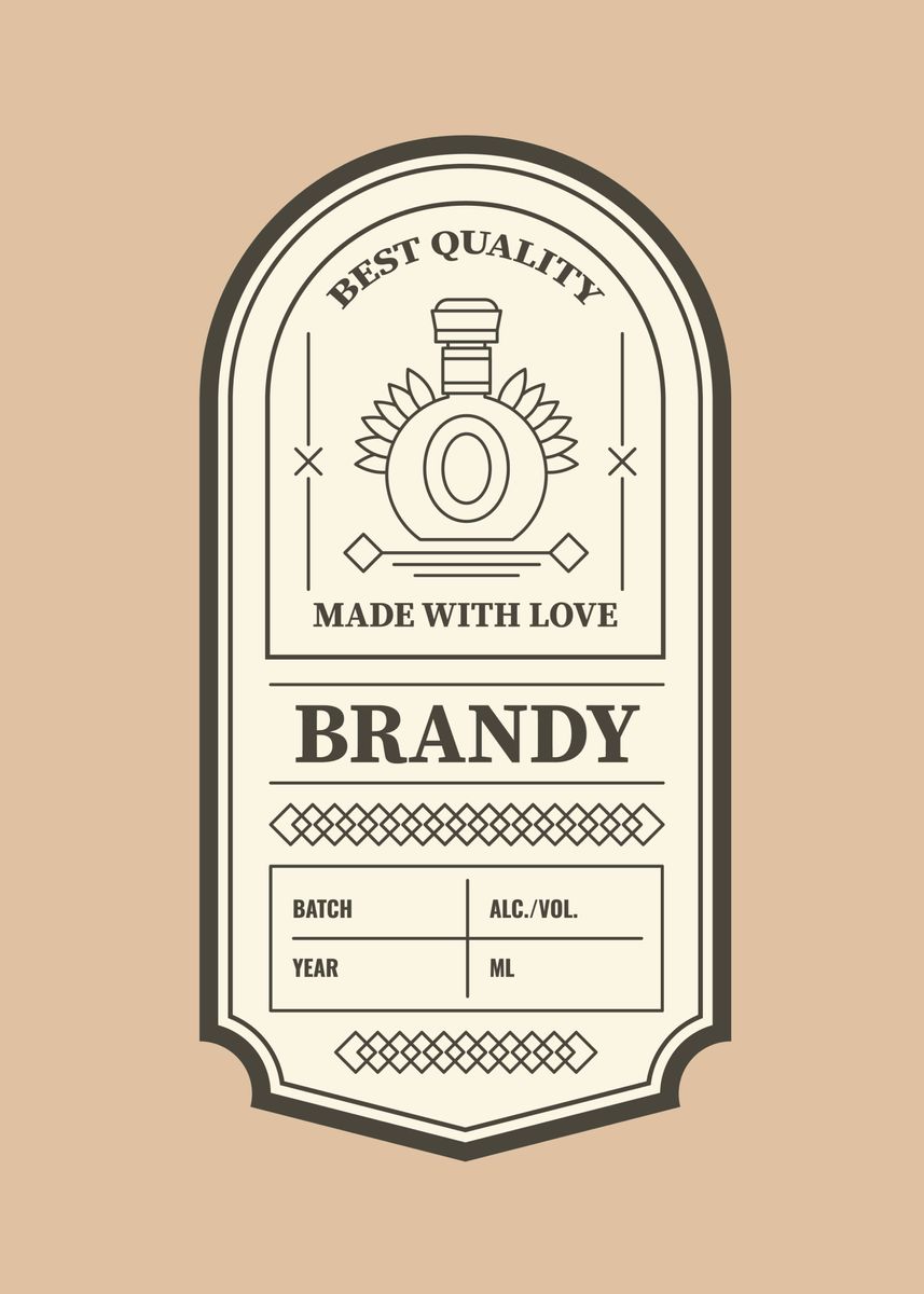 'Brandy' Poster, picture, metal print, paint by Biopic Studio | Displate