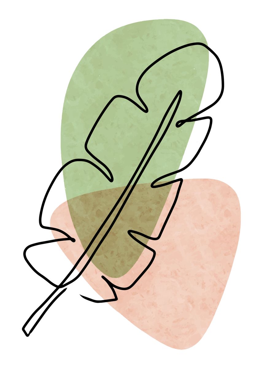 'Abstract Leaves' Poster by peri priatna | Displate