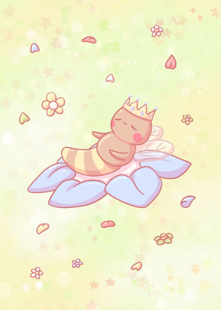 'Queen Bee Trina' Poster, picture, metal print, paint by Christina ...