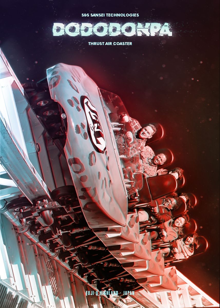 'Dododonpa' Poster, picture, metal print, paint by Maxime Arbez | Displate