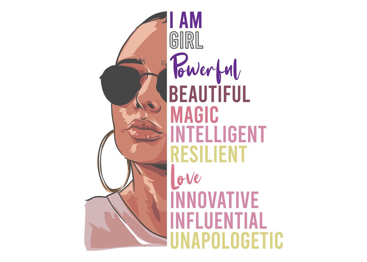 'I Am Girl Power' Poster by Ari yanda | Displate