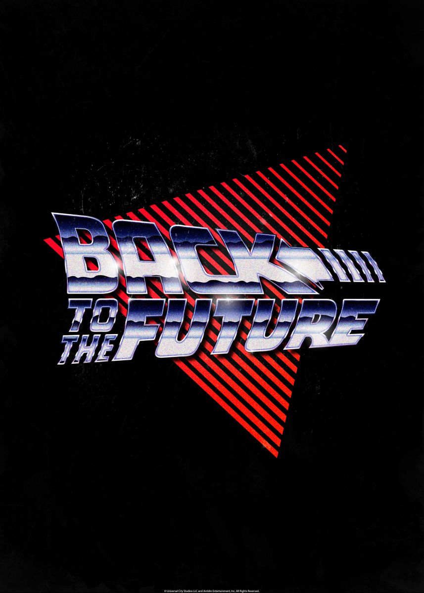 'BTTF logo' Poster, picture, metal print, paint by Back To The Future ...