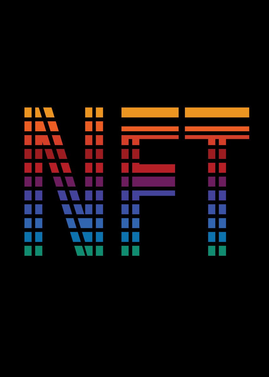 'NFT WALL ART' Poster, picture, metal print, paint by Tim Hinz | Displate