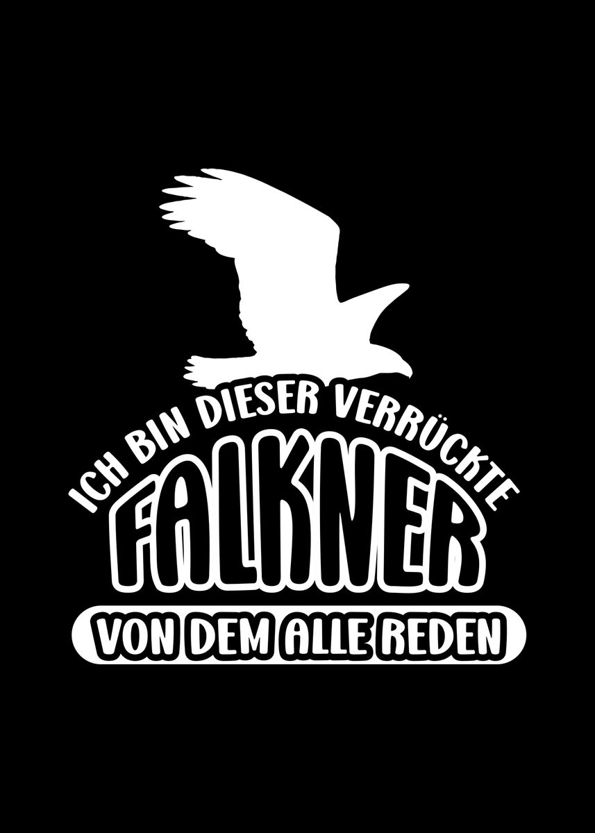 'German Falconer' Poster, picture, metal print, paint by Sebastian ...